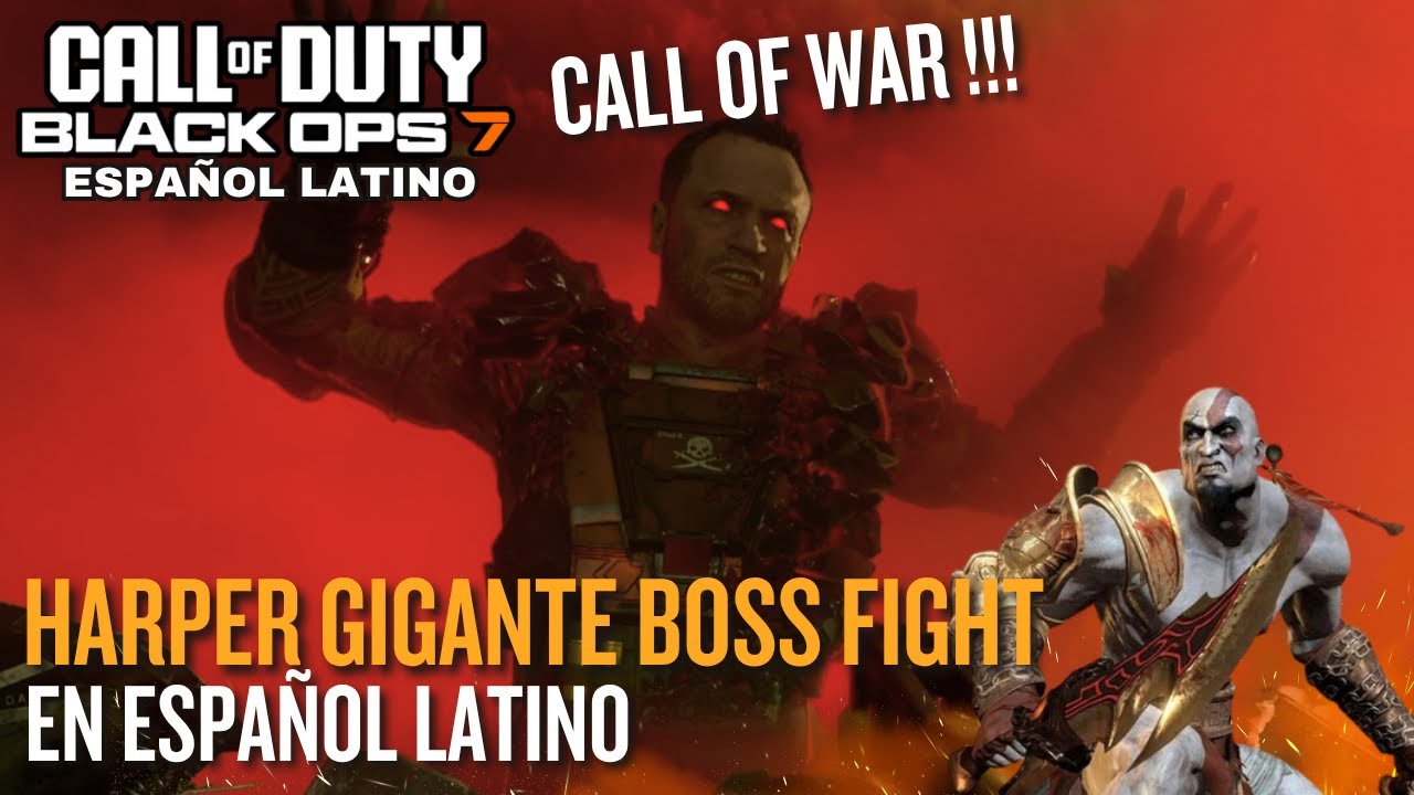 COD Black Ops 7 - Harper Gigante Boss Fight Completa En Español Latino ...