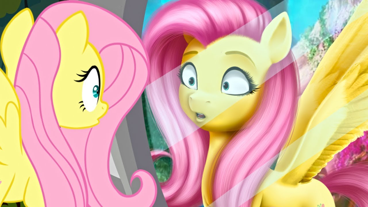 Dimensional mirror - Fluttershy in G5 (MLP Speedpaint) - YouTube