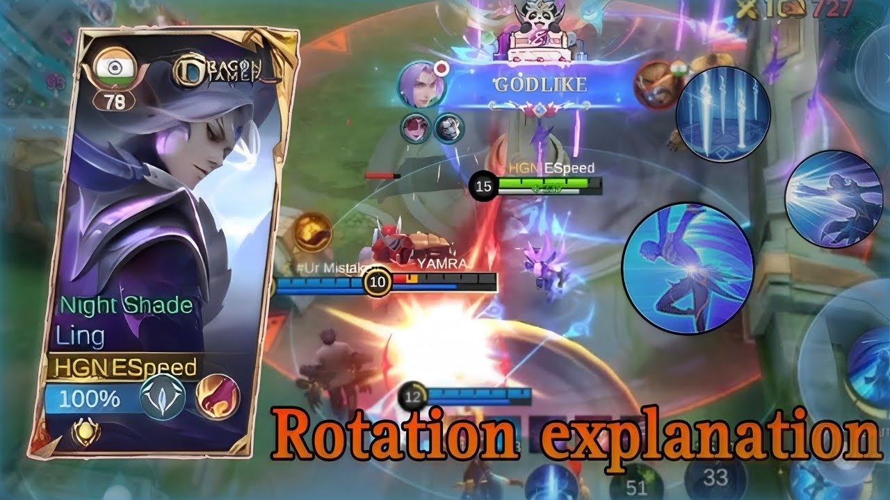 This How to Level up faster and perfect rotation Using Ling Jungle 🔥 ...