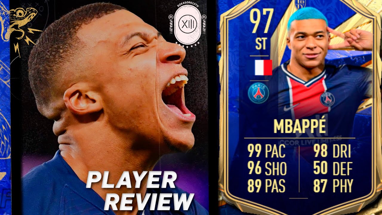 ESTA CARTA ES UNA LOCURA!! | KYLIAN MBAPPE TOTY 97 REVIEW | FIFA 21 ...