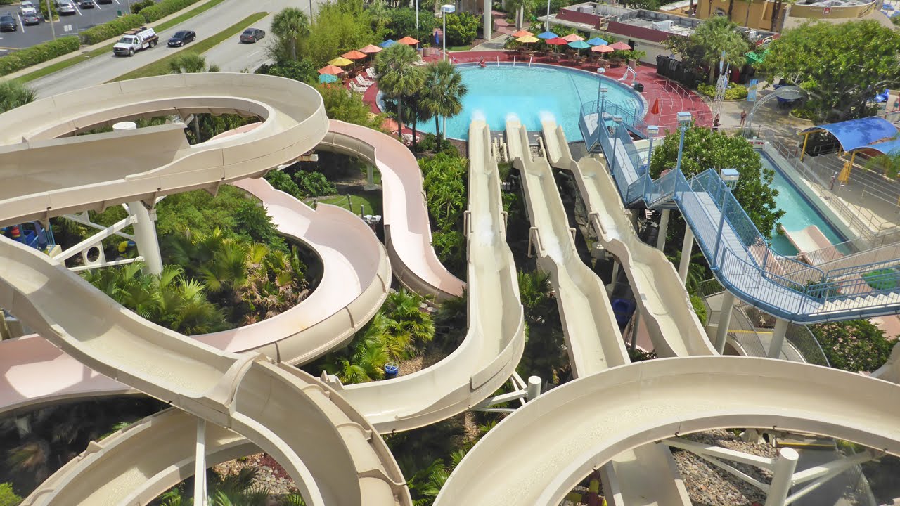 Wet 'n Wild Orlando - Mach 5 | Mat Racer Slides Onride POV - YouTube