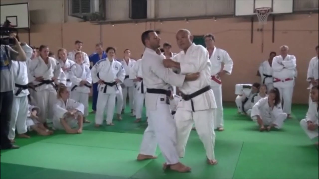 ISAO OKANO Technique #02 Ko uchi gari & Morote-Ko uchi combinaison ...