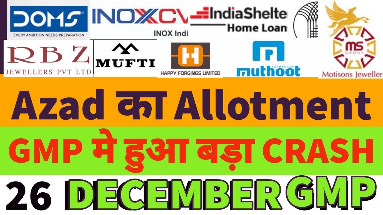 happy forgings ipo gmp today|azad engineering ipo allotment|mufti ipo ...