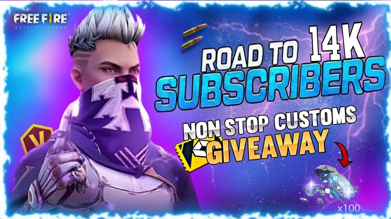 Free Fire Live Giveaway | FF Live Custom Giveaway | FF Live Guild Test ...