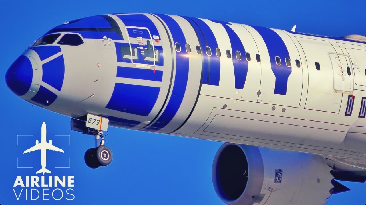 Star Wars R2-D2 Airplane (ATC INCLUDED) - YouTube