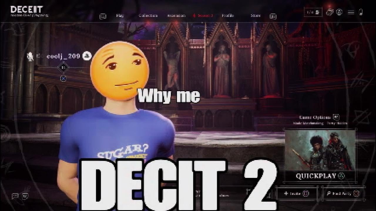 Playing decit again X_X - YouTube