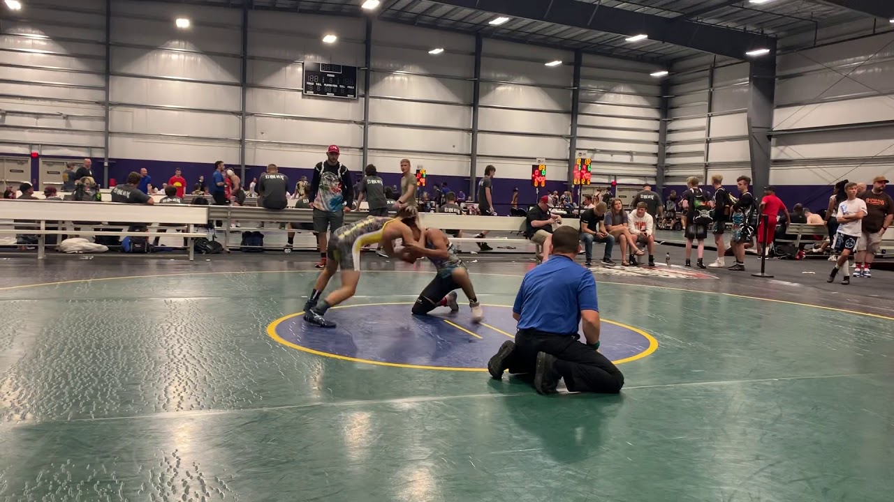 Lucas Wrestling Disney Duals 2019 Match 4 - YouTube