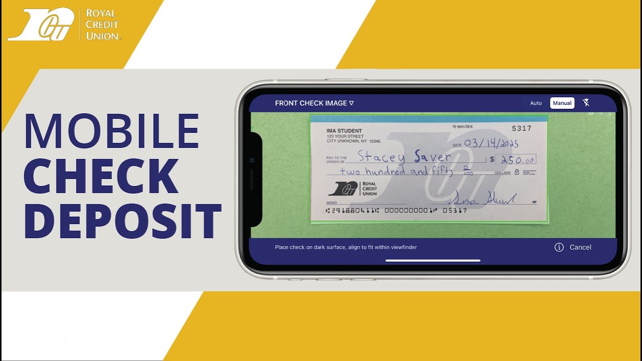 Mobile Check Deposit - YouTube