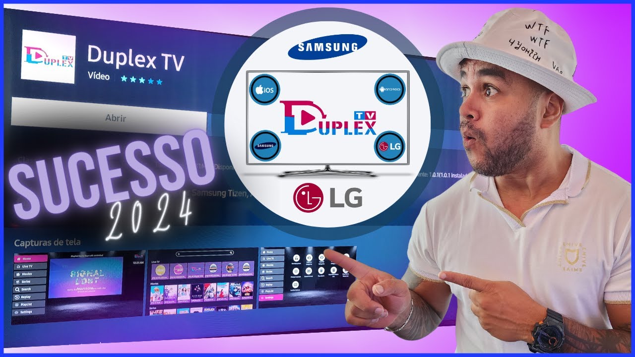🔶️ APLICATIVO DUPLEX TV CHEGOU ABALANDO AS ESTRUTURAS NA SAMSUNG LG E ...