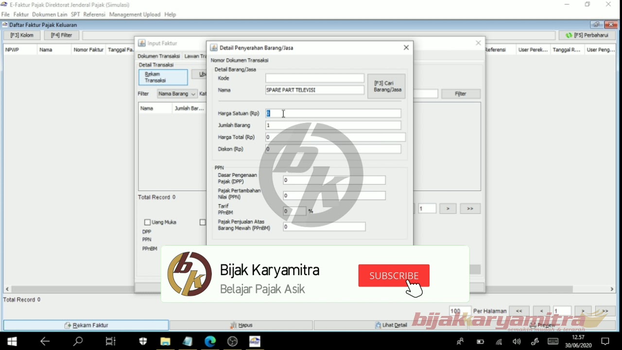 EFAKTUR PT SINCHAN: 4. FORMULIR 1111 A2 - YouTube