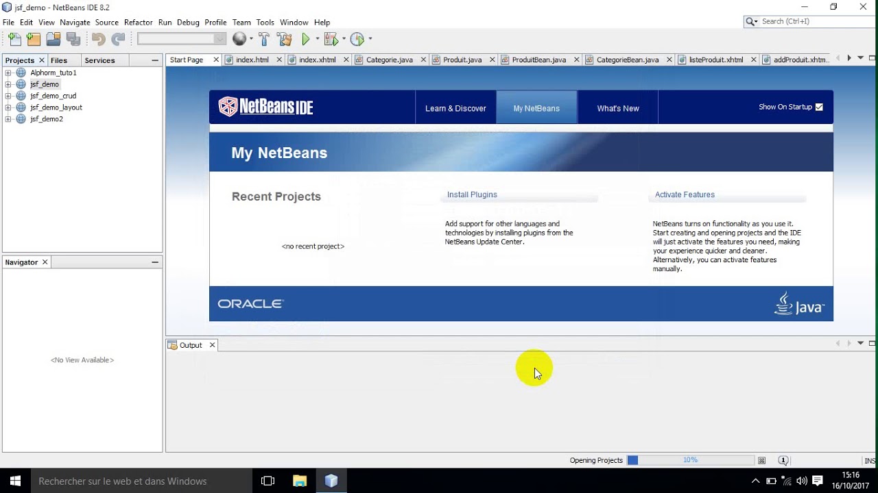 java cours1- premier projet java sous netbeans - YouTube