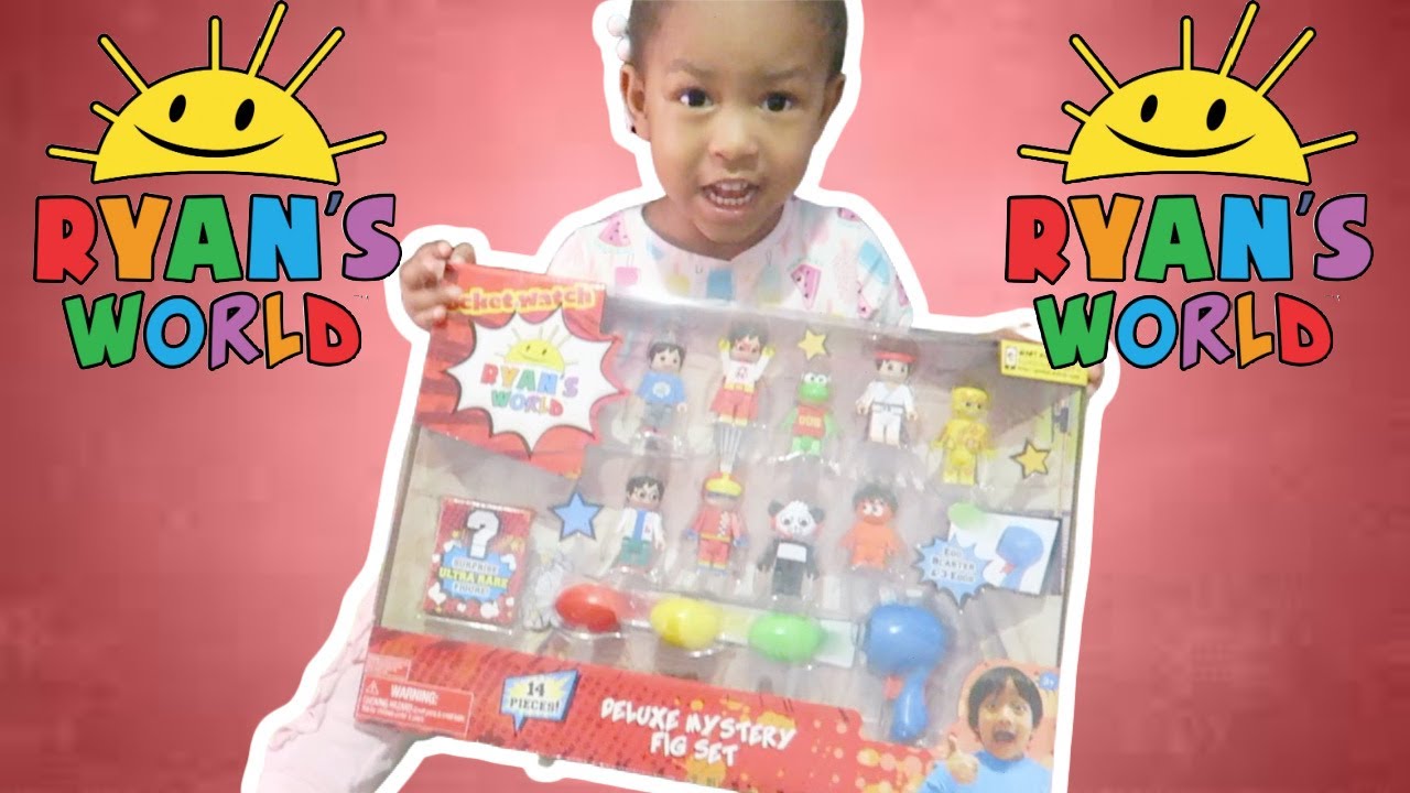 Ryan's World Deluxe Mystery Figure Set Unboxing - YouTube