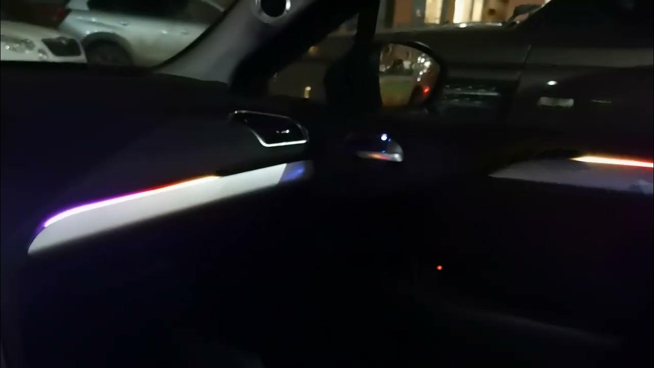 Атмосферная (контурная) подсветка Citroen C4 Sedan под музыку - YouTube