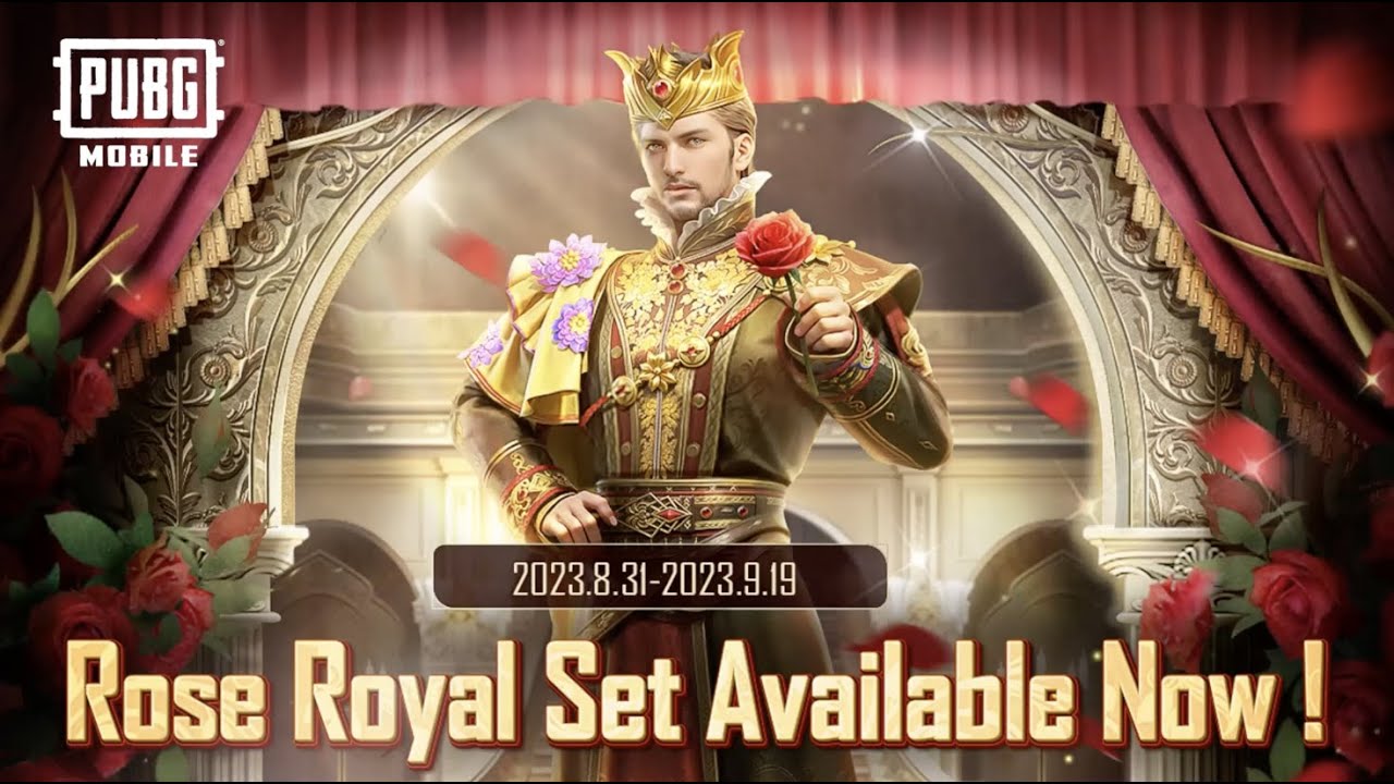 Rose Royal Set is Available Now | PUBG MOBILE Pakistan Official - YouTube