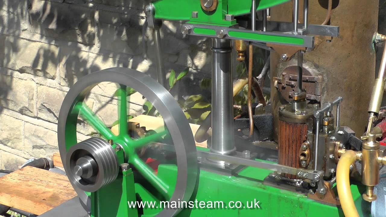 STUART TURNER BEAM STEAM ENGINE IN STEAM - YouTube
