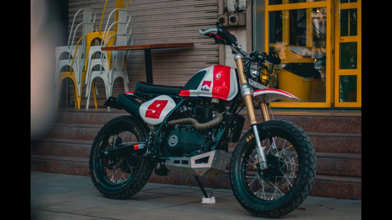 Royal Enfield Himalayan Scrambler - "Marlboro Man" - YouTube