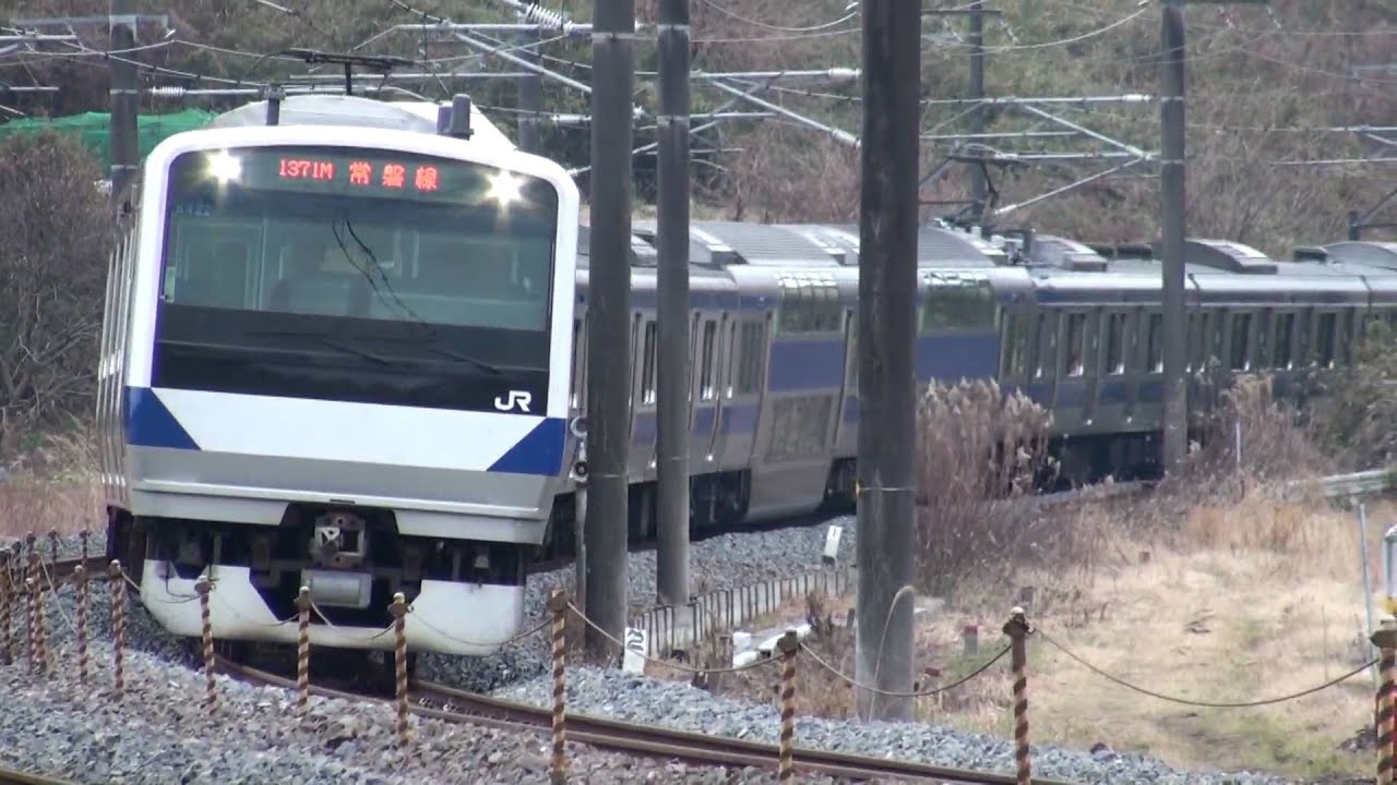 2010-01-11 [常磐線] E531系, 普通1371M - YouTube
