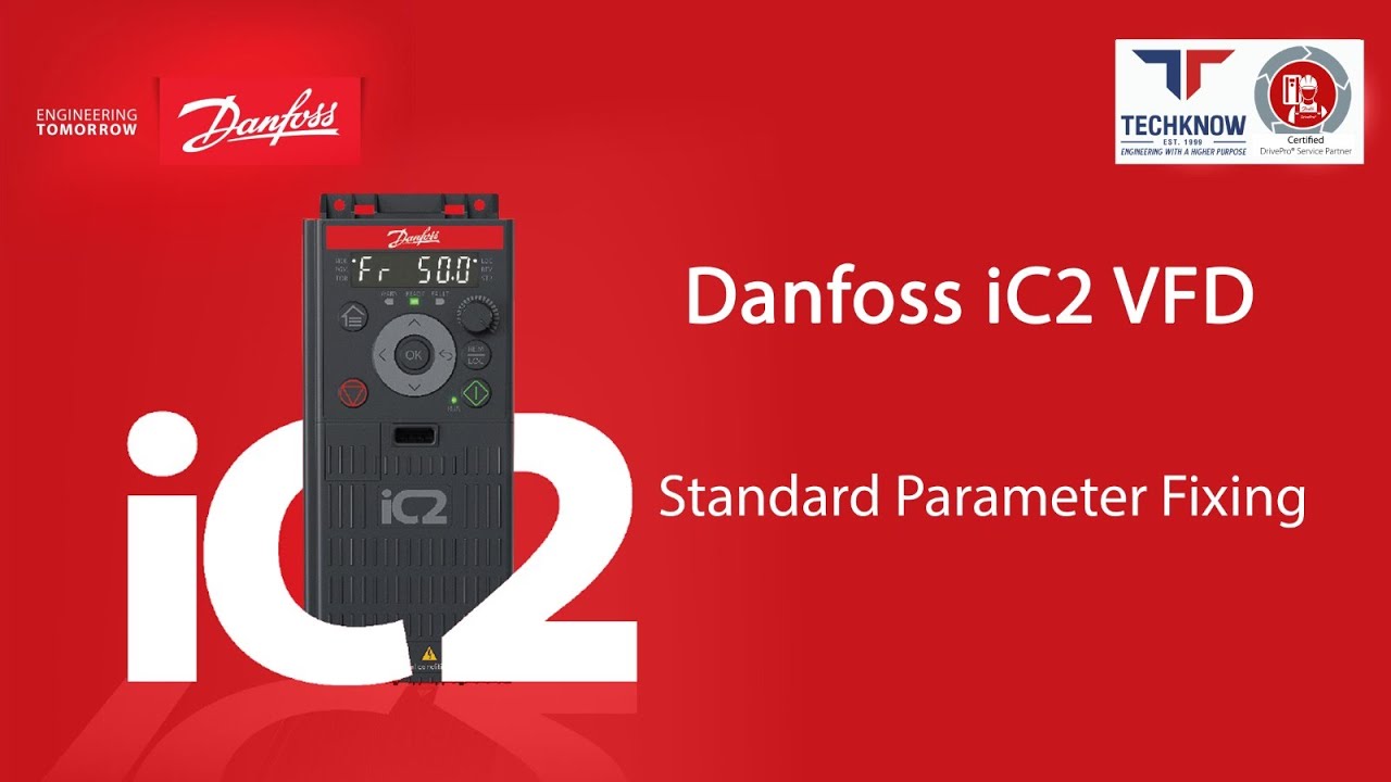 IC2(DANFOSS)-Standard Parameter Fixing - YouTube