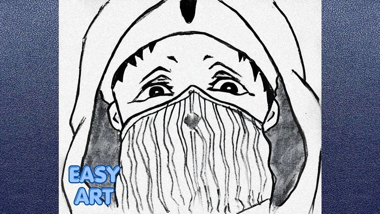 Simo Häyhä Drawing Tutorial || Easy drawing ideas for beginners Step-by ...