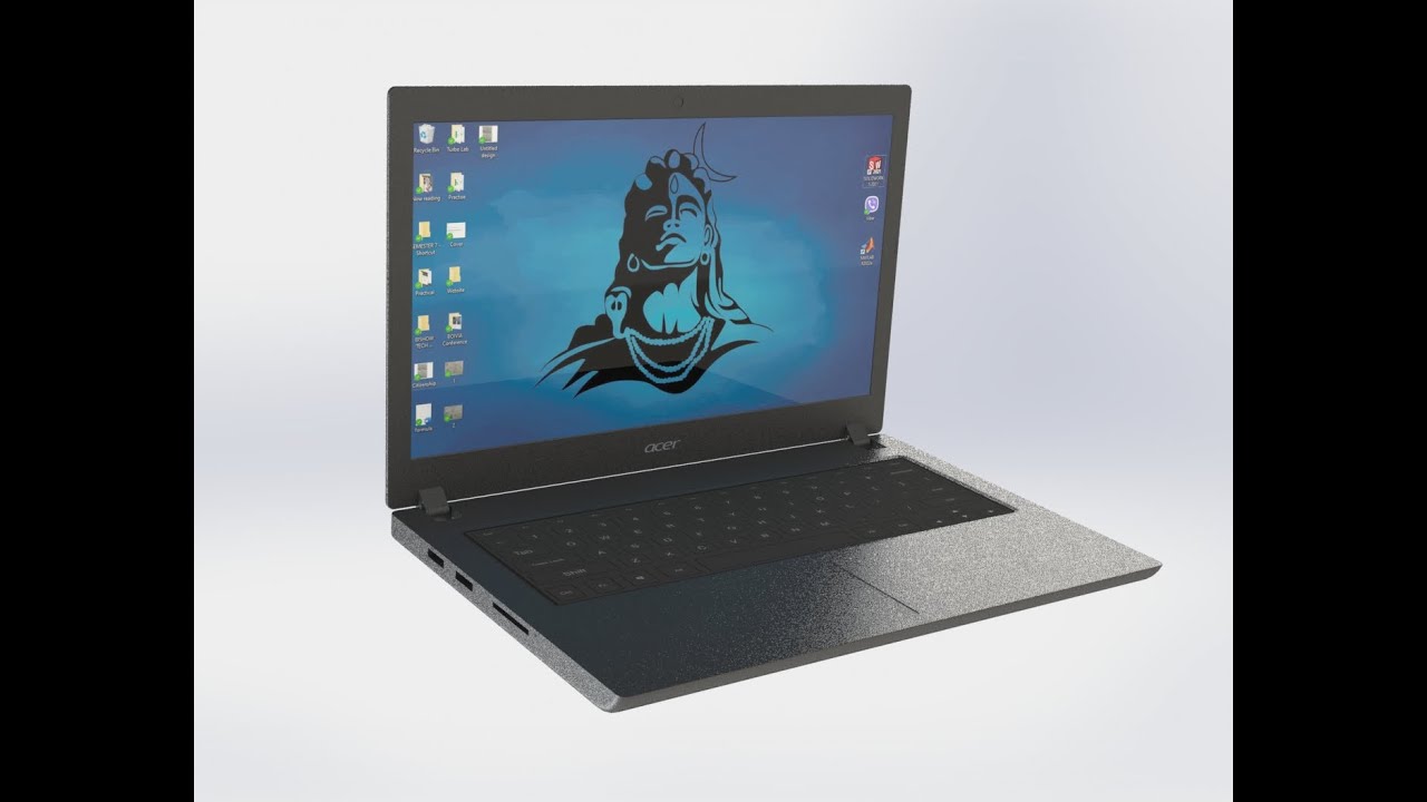 Design a Laptop in SOLIDWORKS in Just 3 Minutes Without Any Experience ...