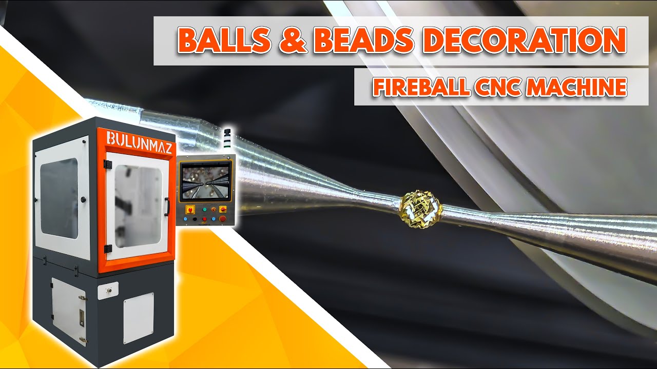 Eye-catching products W/ 5+2 axis FIREBALL CNC Machine - YouTube