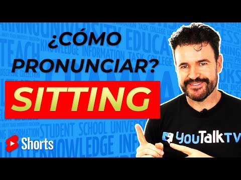 🗣️¿Cómo Pronunciar SITTING en Inglés? - YouTube