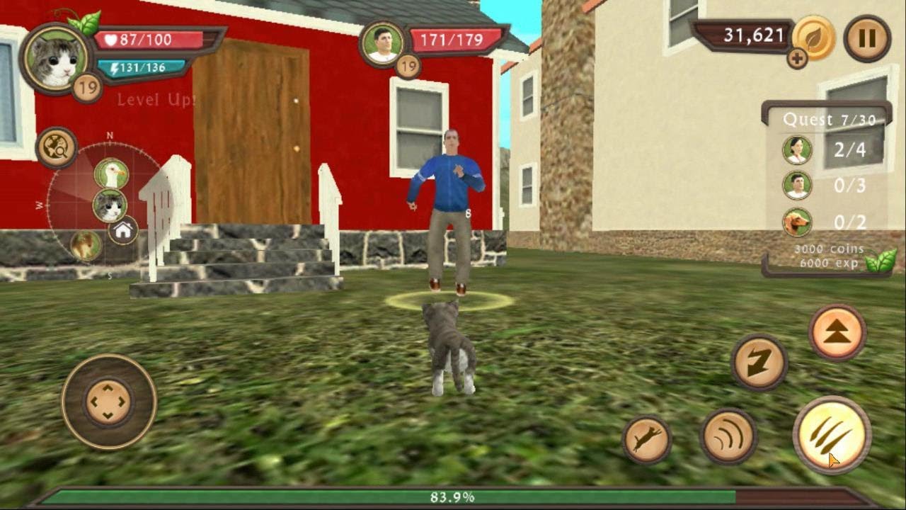 Cat Sim Online: Play with Cats Android Gameplay Ep-18 3D world! - YouTube