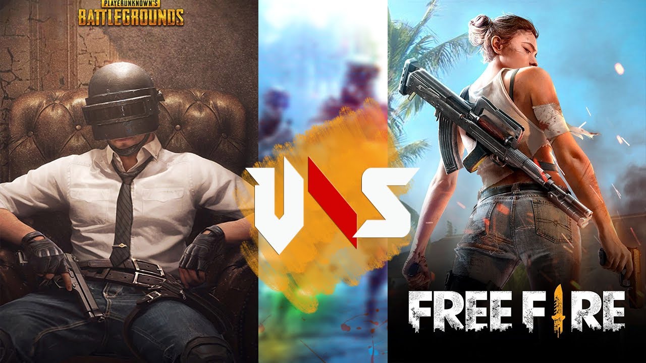 PUBG V\S FREE FIRE | WHICH IS THE BEST GAME ? - YouTube