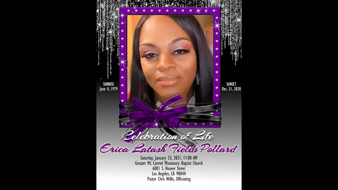 Homegoing Viewneral Service for Erica Pollard. - YouTube