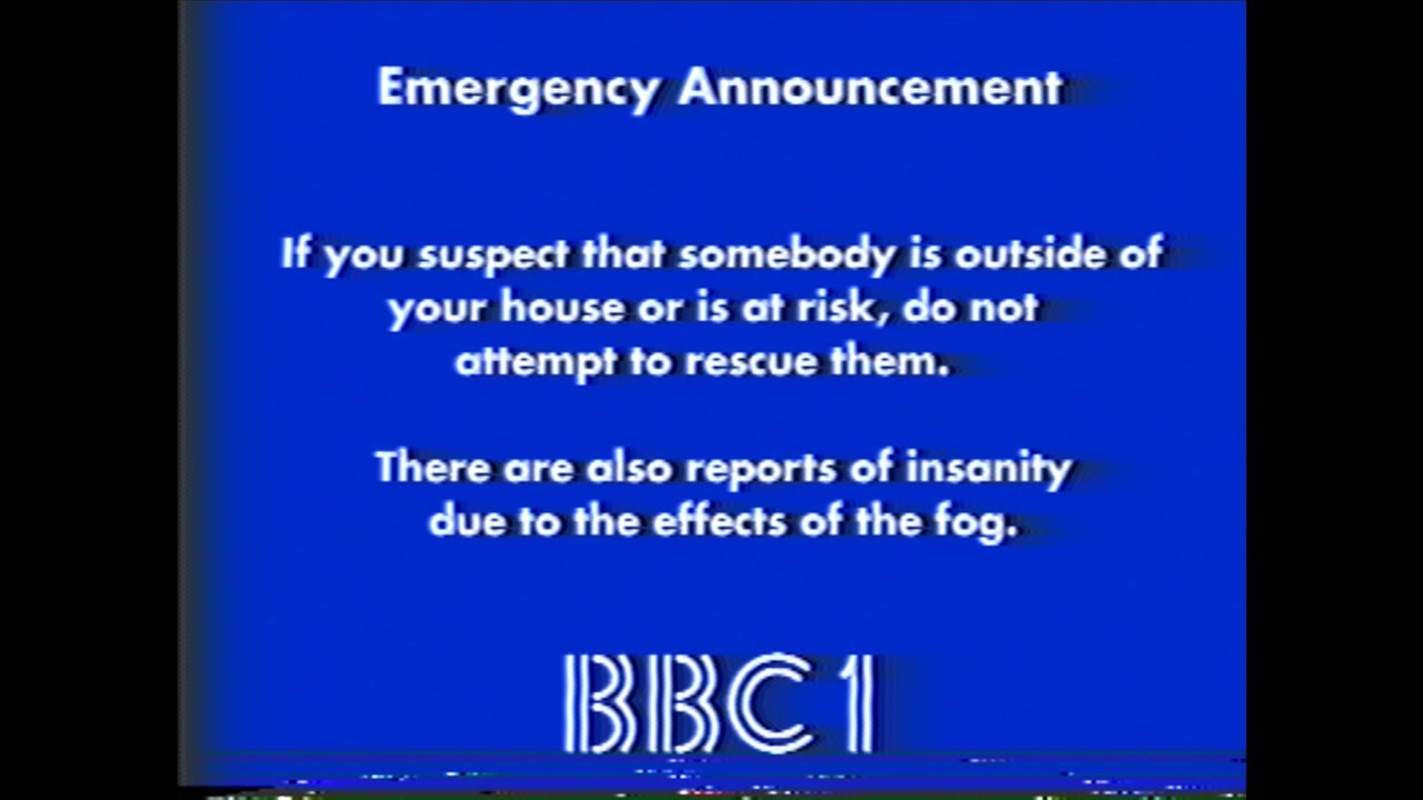 BBC EAS Scenario - Black fog (1974) - YouTube