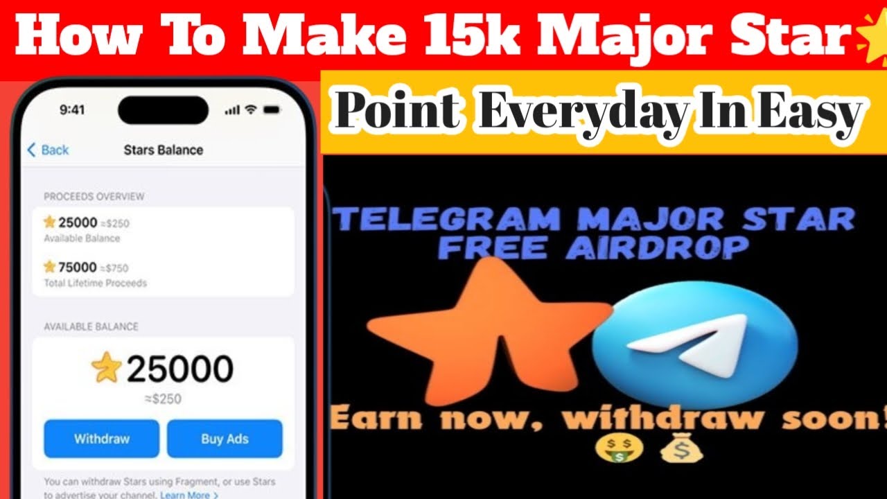 HOW TO MAKE AND GET 15K MAJOR 🌟 STAR POINT EVERYDAY" YADDA AKE SAMUN 15K MAJOR 🌟 STAR POINT ...