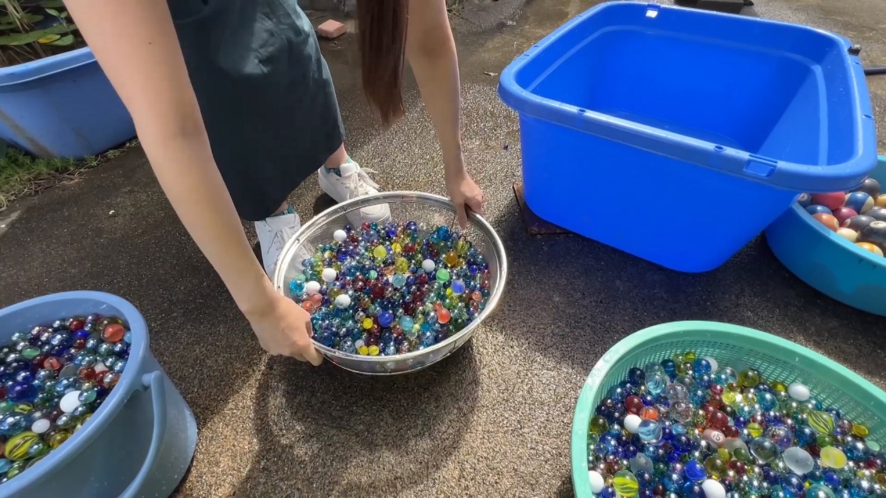 Marble Run ASMR☆See the beautiful marbles rolling - YouTube
