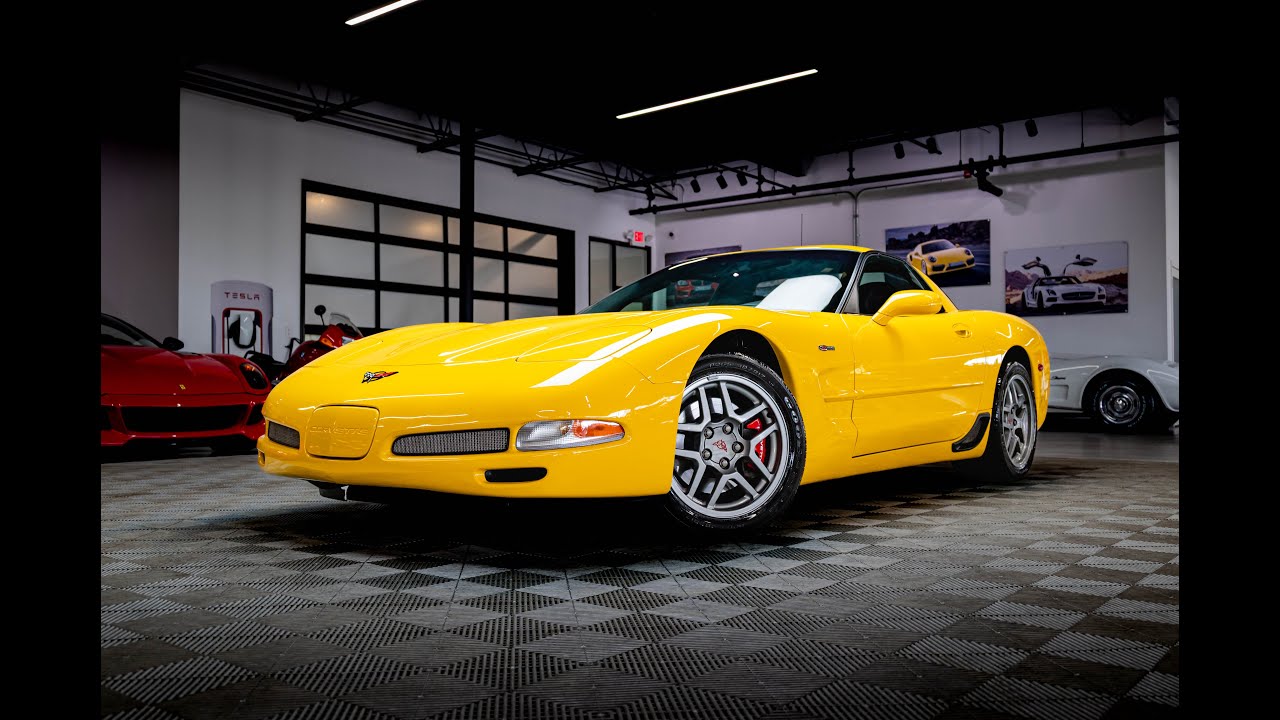 2002 Chevrolet Corvette Z06! Only 6K miles! Millennium Yellow! 5.7L LS6 ...