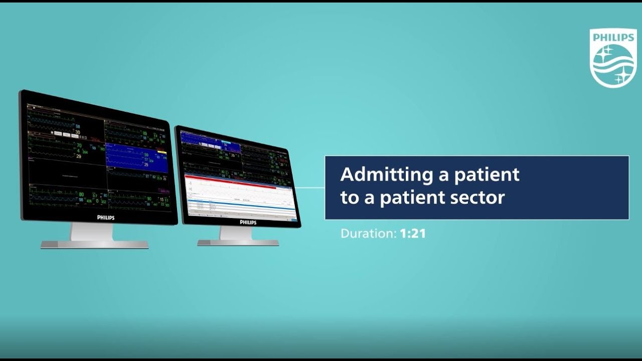 Admitting a patient to a patient sector at the PIC iX Surveillance ...