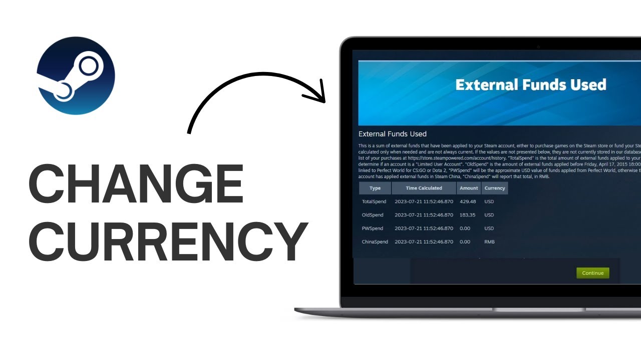 How to Change Currency on Steam - YouTube