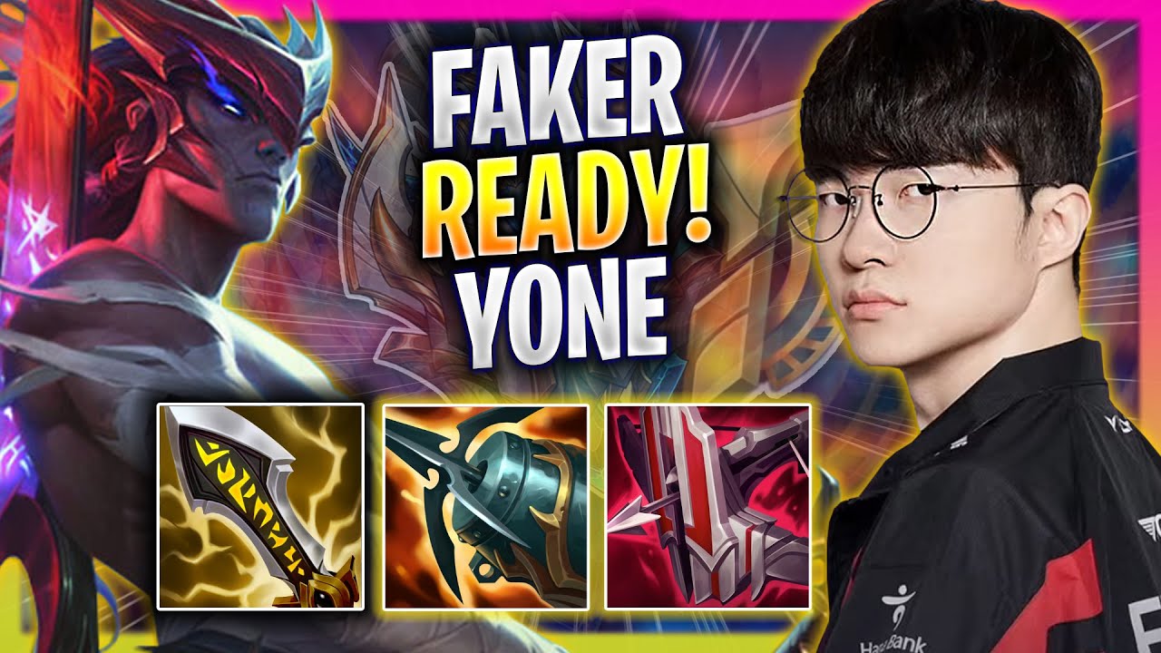 FAKER IS READY TO PLAY YONE! - T1 Faker Plays Yone MID vs Irelia ...