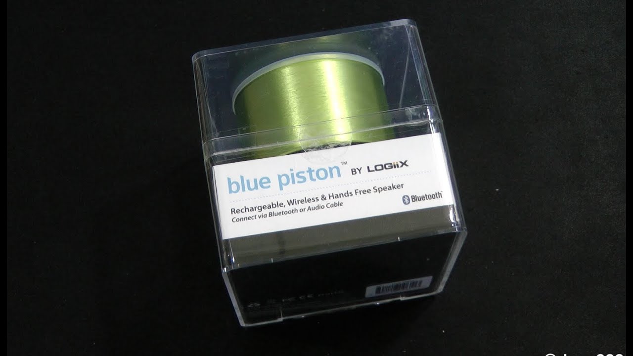 Logiix Blue Piston Bluetooth Speaker Unboxing - YouTube