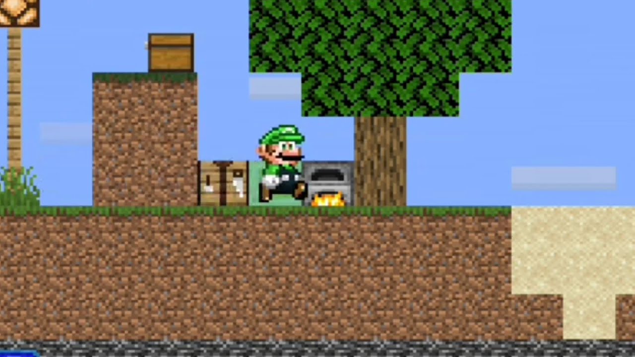 MINECRAFT 2D SUPER MARIO 4 JUGADORES A HISTÓRIA DO HEROBRINE - YouTube