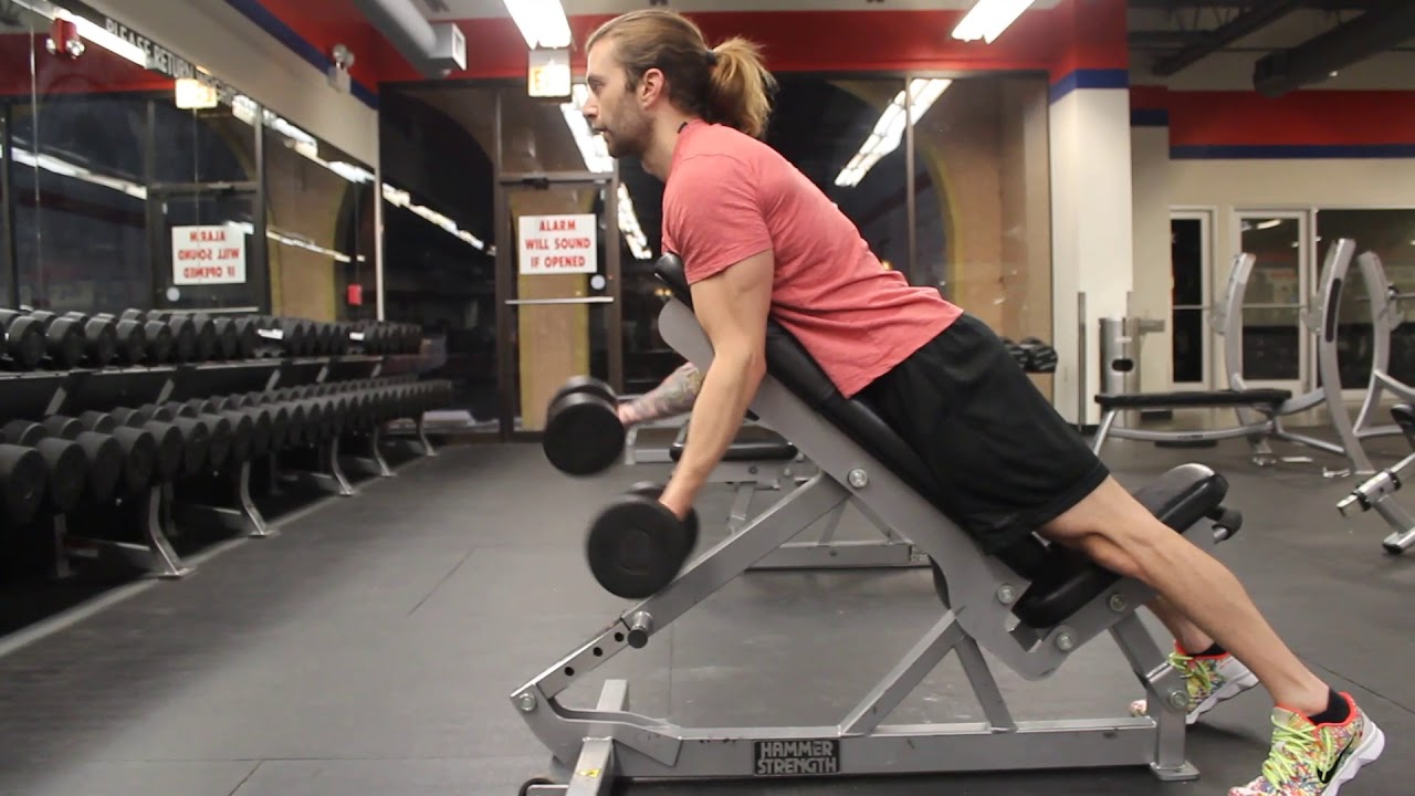 Alternating Dumbbell Spider Curl - YouTube