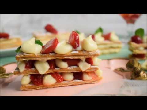 Mille Feuille-A simple yet classy dessert! Crunchy puffpastry with ...