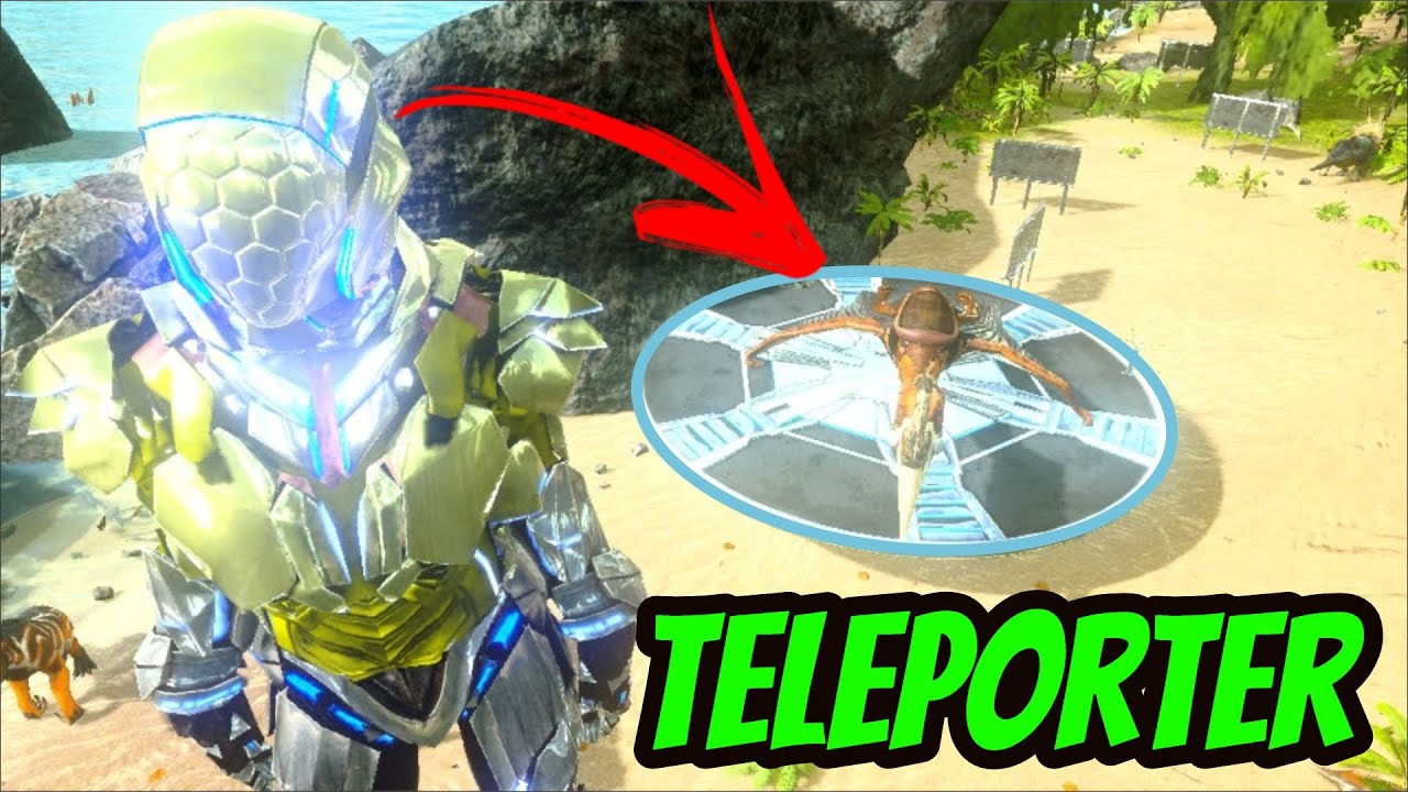 TESTEI o TELEPORTER TEK no ARK MOBILE - YouTube