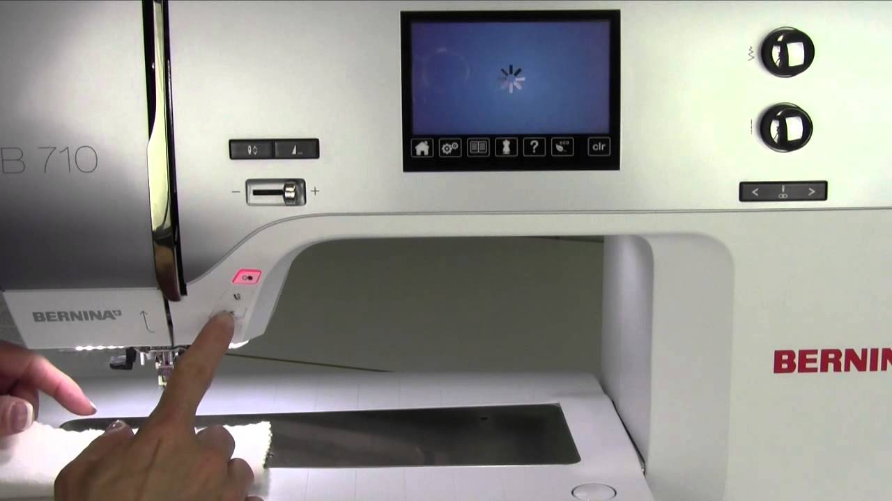 Bernina 710 39 Eyelets - YouTube