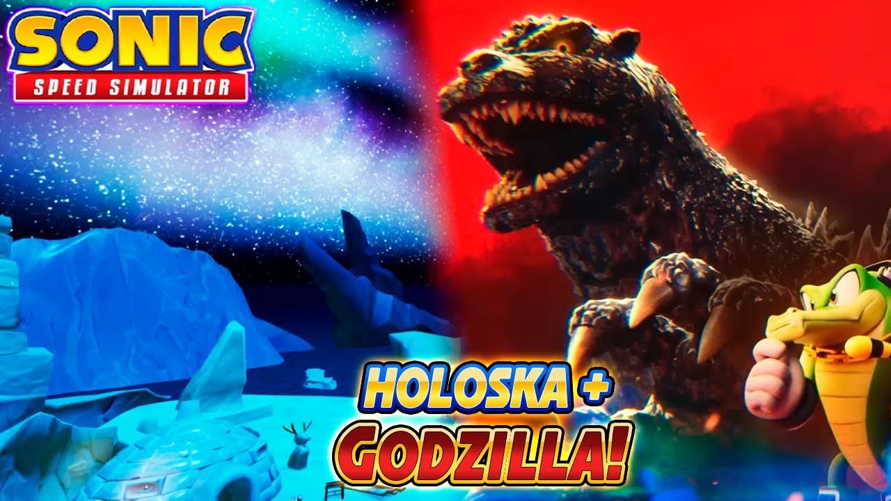 ️¡HOLOSKA LLEGA a SONIC SPEED SIMULATOR + COLLAB de GODZILLA en SONIC ...