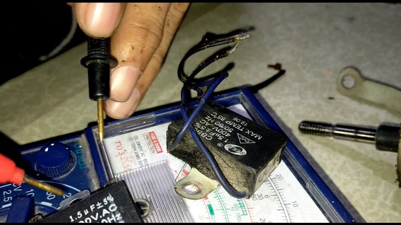 version 2: Paano malaman kung sira or mahina na ang capacitor ng electric fan..! #tutorial - YouTube