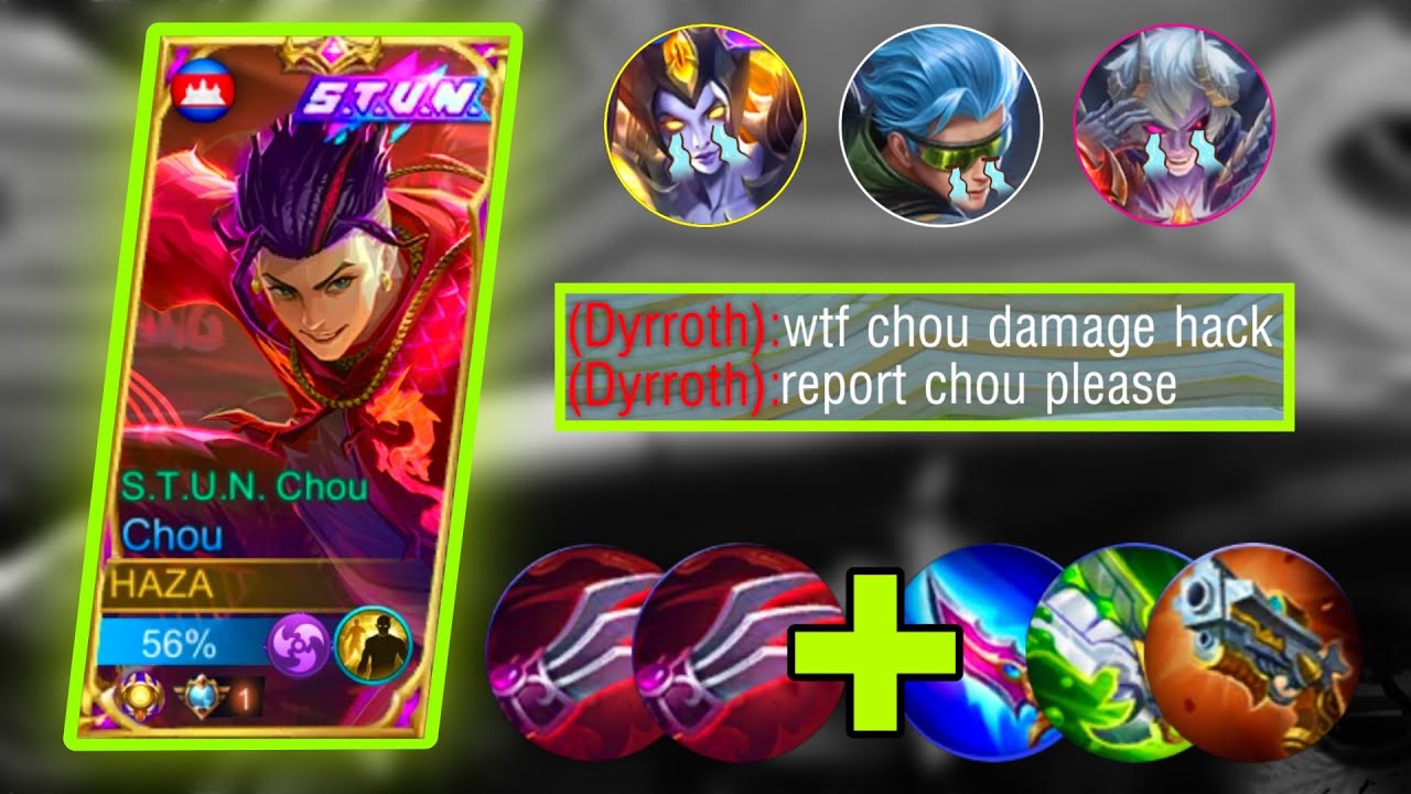 CHOU TOP GLOBAL AND NEW BUILD ITEM Hass's Claws | CHOU META GAMEPLAY ...