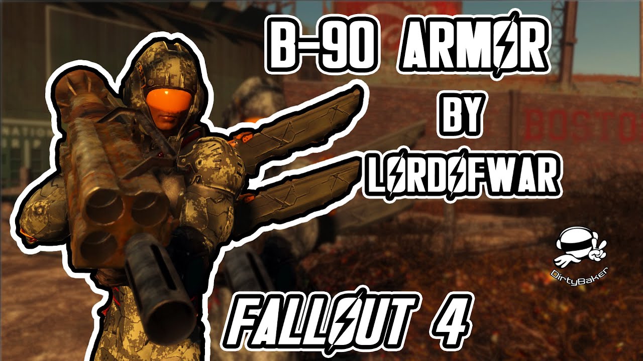 FALLOUT 4 MOD : B-90 Armor - YouTube