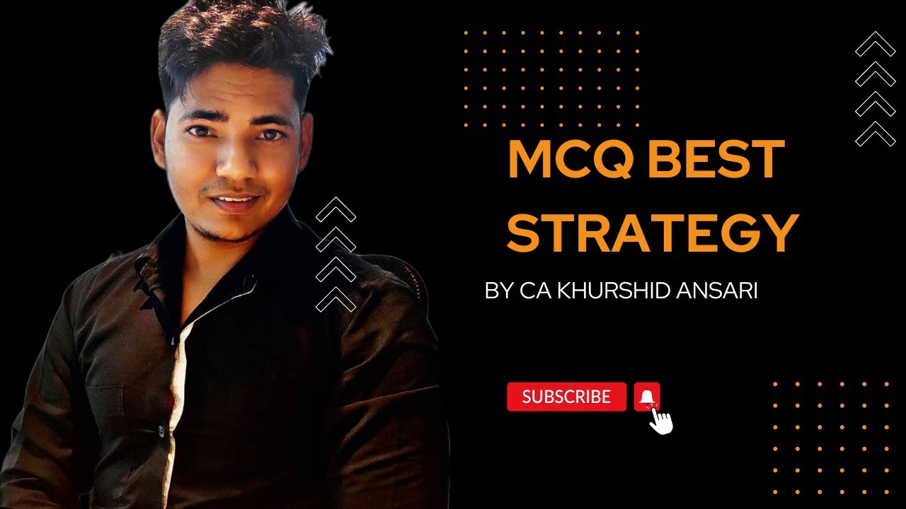 MCQ Strategy | Multipal choice Question| CA Inter | CA Final | By CA ...