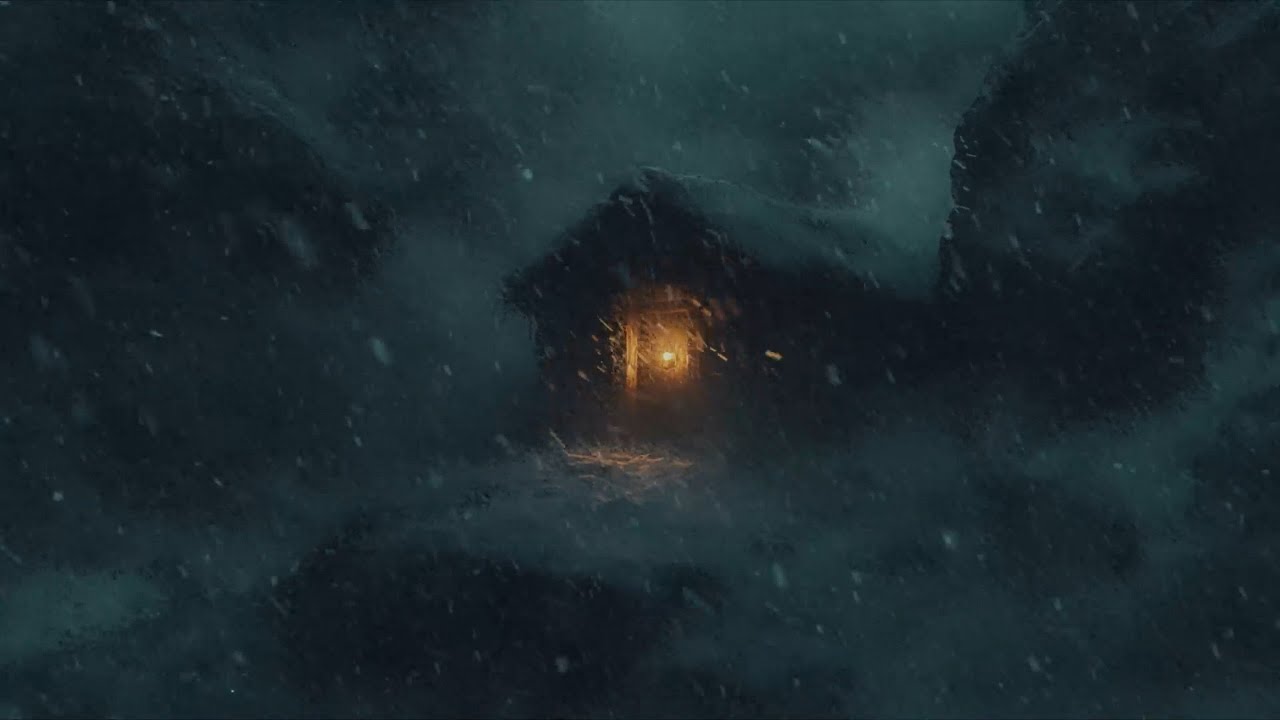Freezing Windstorm & Fierce Blizzard Sounds for Sleeping ┇ Howling Wind ...