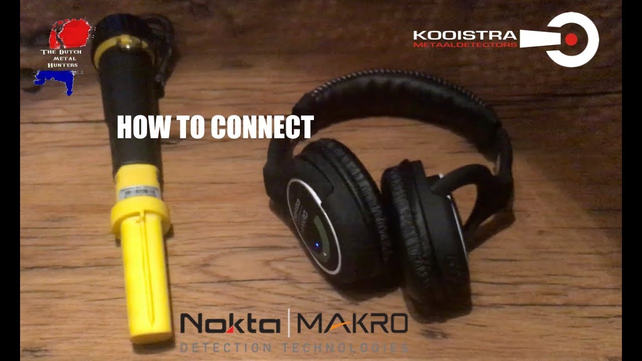 HOW TO CONNECT THE NOKTA MAKRO PULSEDIVE PINPOINTER TO WIRELESS HEADPHONE - YouTube