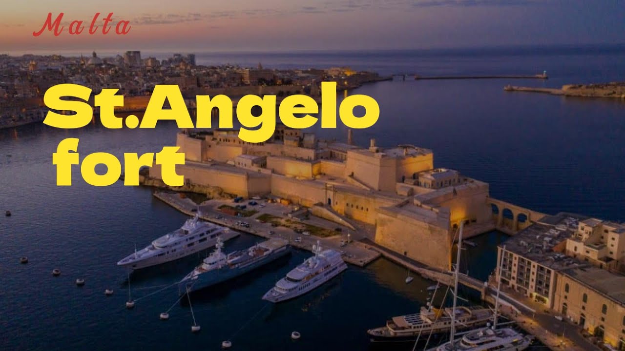 Fort St. Angelo Malta walking tour - YouTube